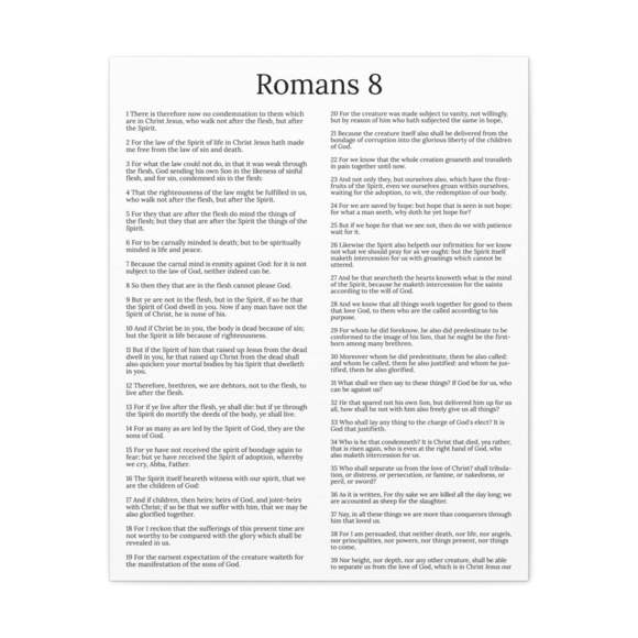 Express Your Love Gifts | Art | Scripture Sign Glorification Romans 8 ...